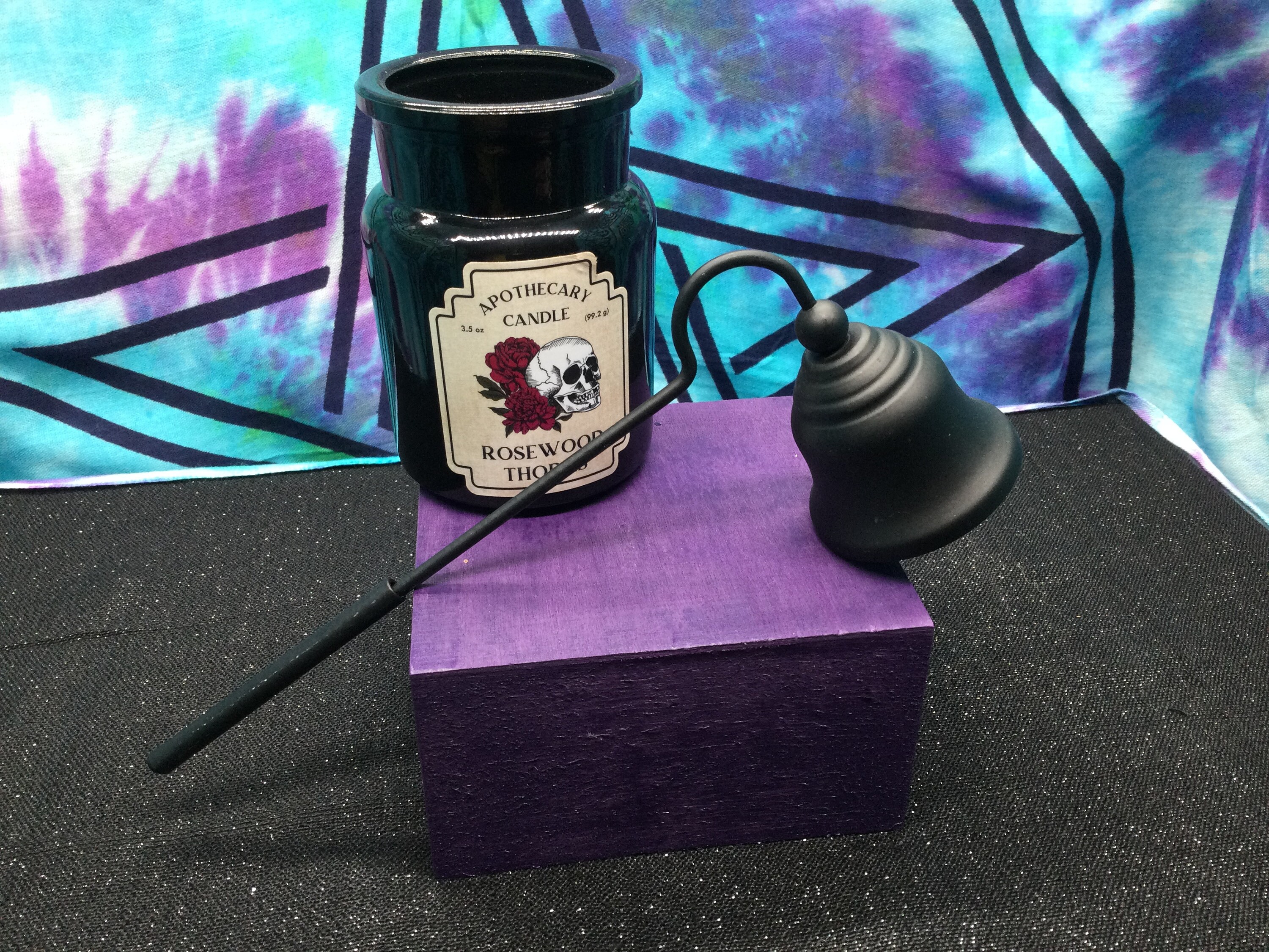 Scented Candle in a Jar, Candle Snuffer, Apothecary Candle, Decorative ...