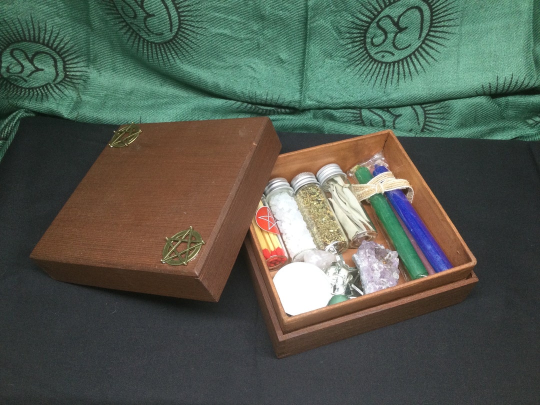 Meditation Kit, Spell Kit, Smudging Box, Witchcraft Kit, Baby Witch Box ...