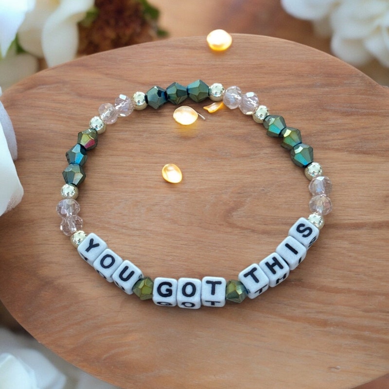 Word Bracelet - Etsy