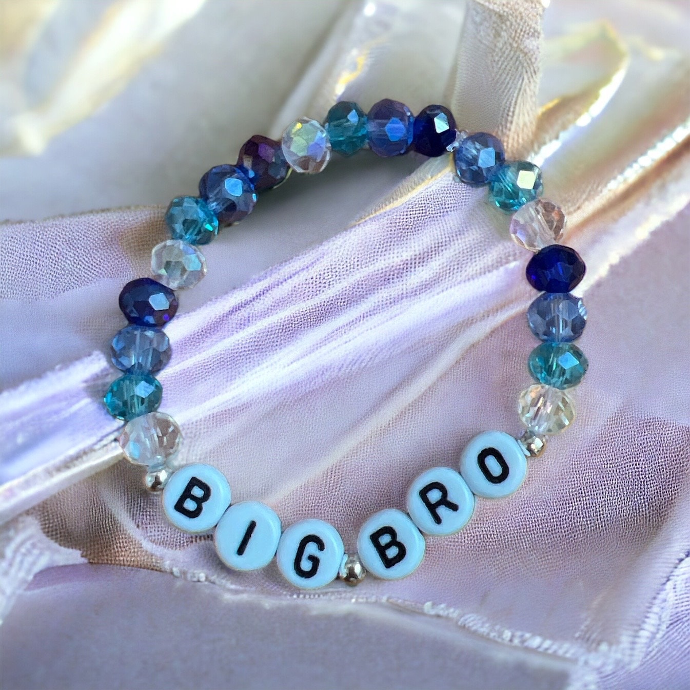 Big Brother Beaded Bracelet, Big Bro Bracelet, Announcement Bracelets ...
