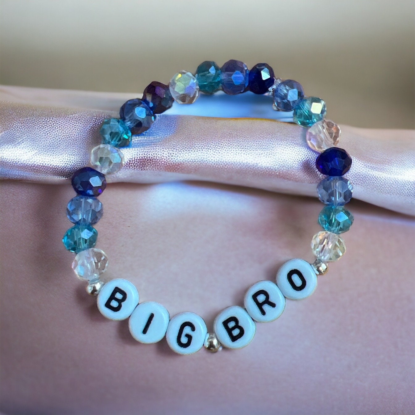 Big Brother Beaded Bracelet, Big Bro Bracelet, Announcement Bracelets ...