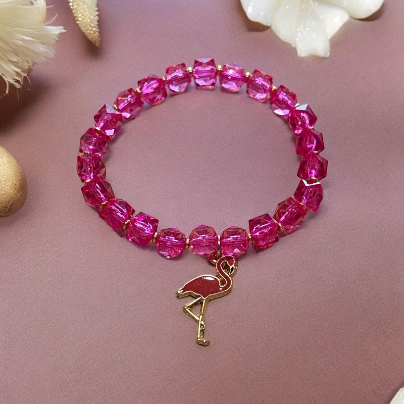 Pink Flamingo Charm - Etsy