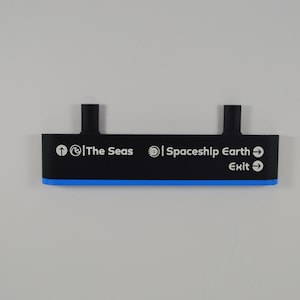 EPCOT Spaceship Earth, the Seas Breezeway Sign - Etsy