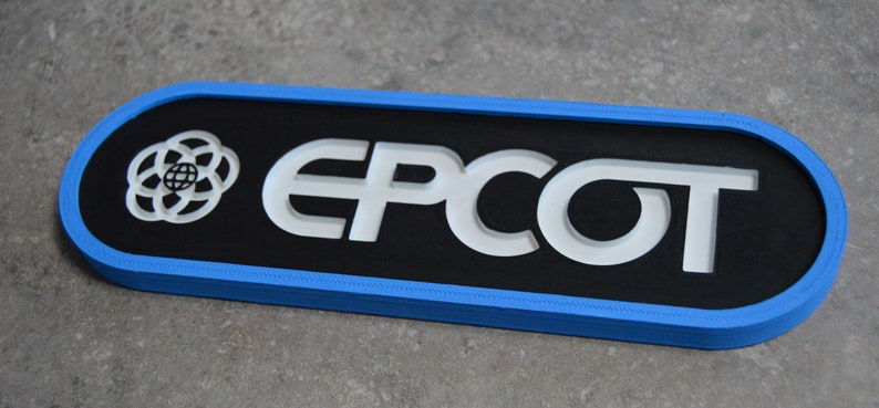 Modern EPCOT Transportation Sign - Etsy