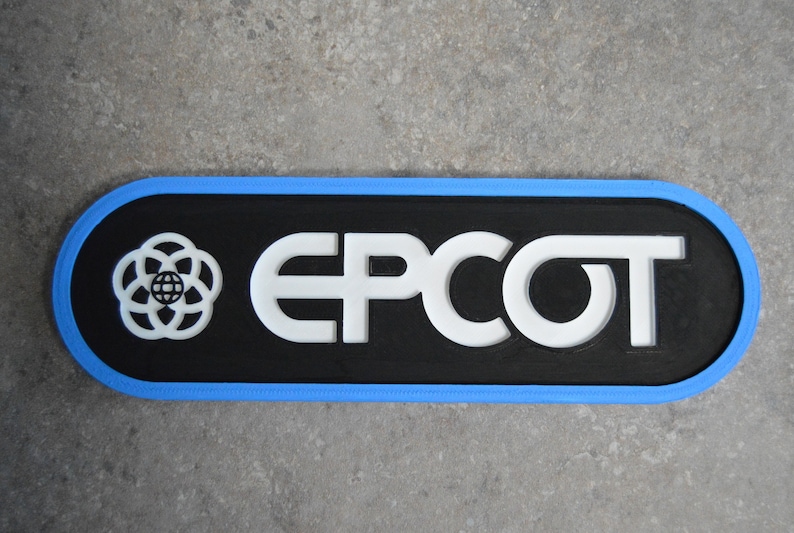 Modern EPCOT Transportation Sign - Etsy