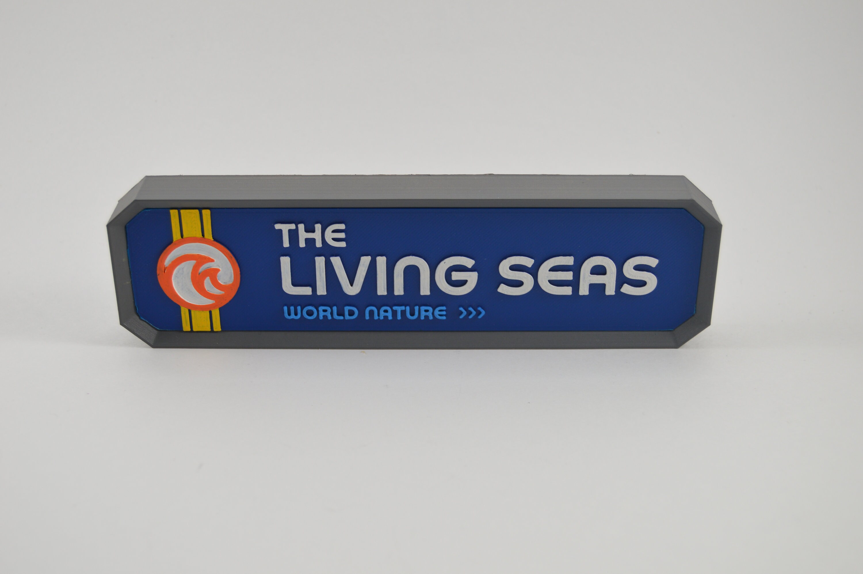 EPCOT Living Seas Inspired Sign - Etsy