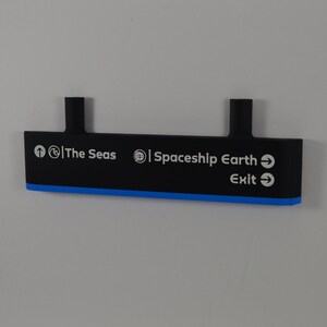 EPCOT Spaceship Earth, the Seas Breezeway Sign - Etsy