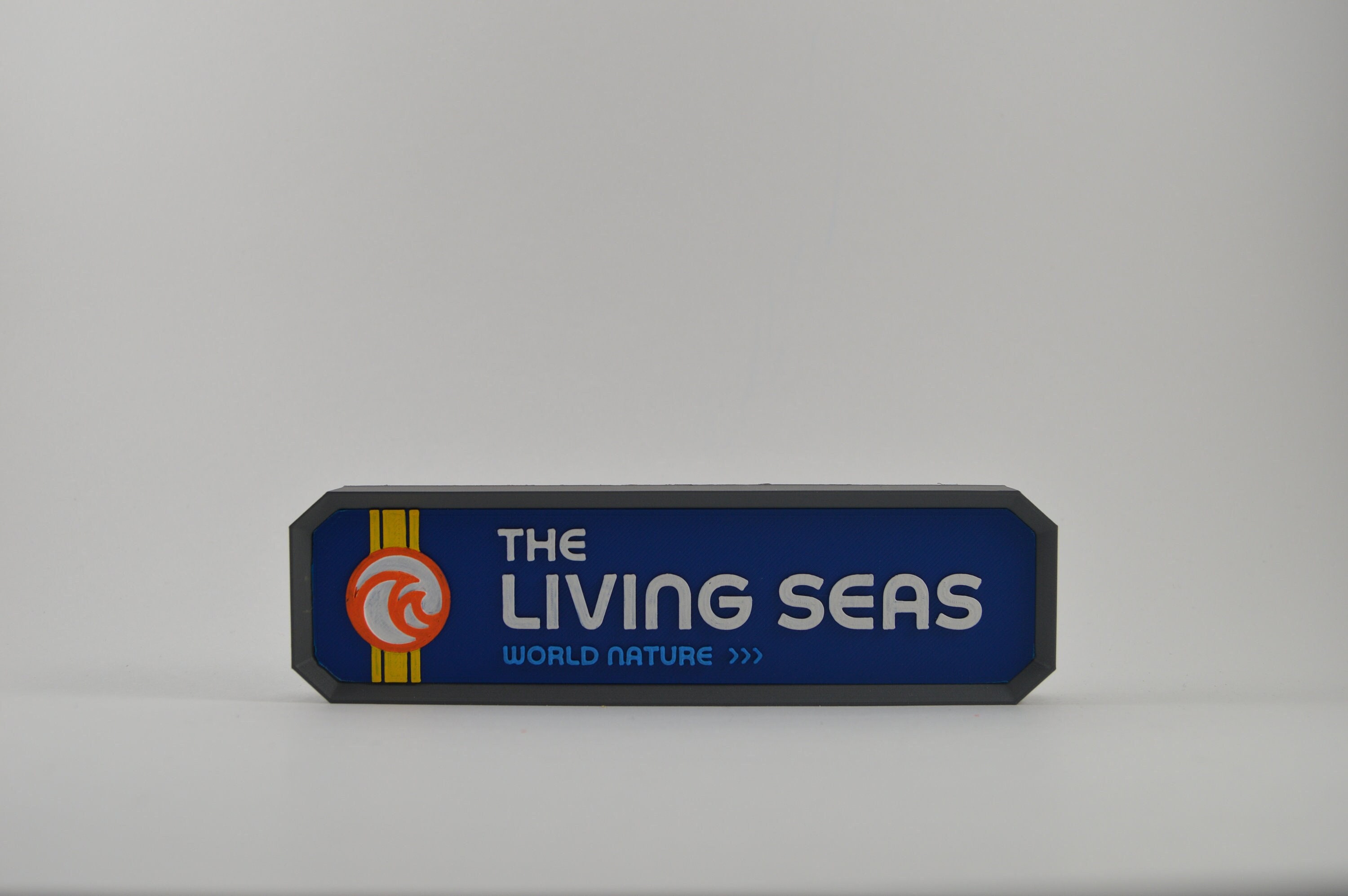 EPCOT Living Seas Inspired Sign - Etsy