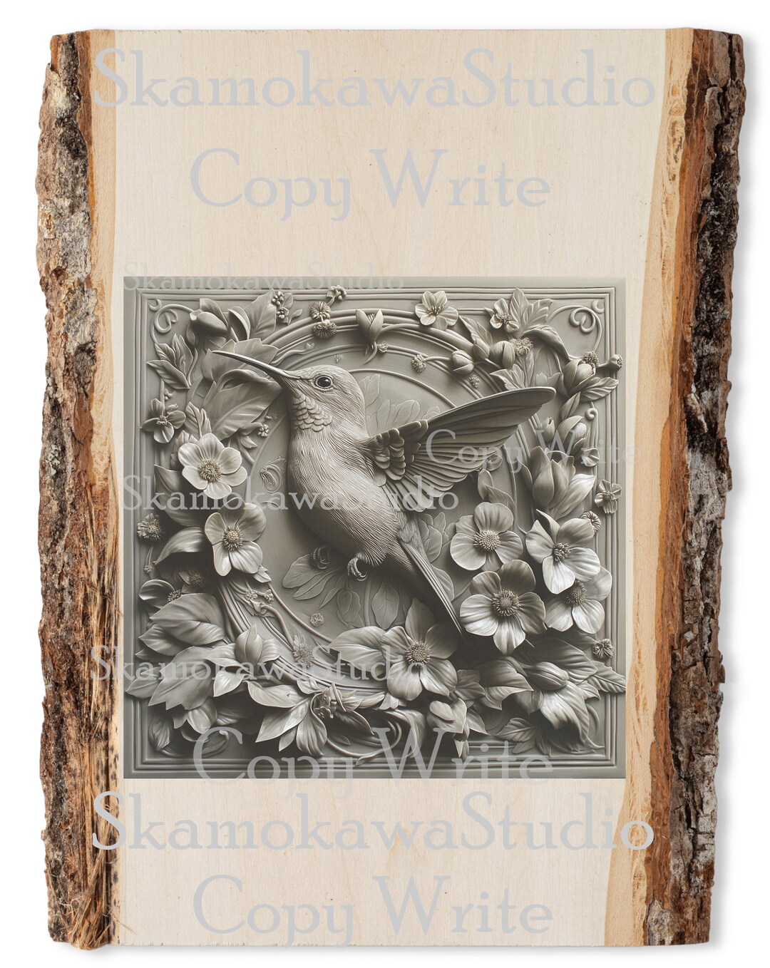 Digital Design File - Humming Bird - Glowforge - Laser Ready - Engrave ...