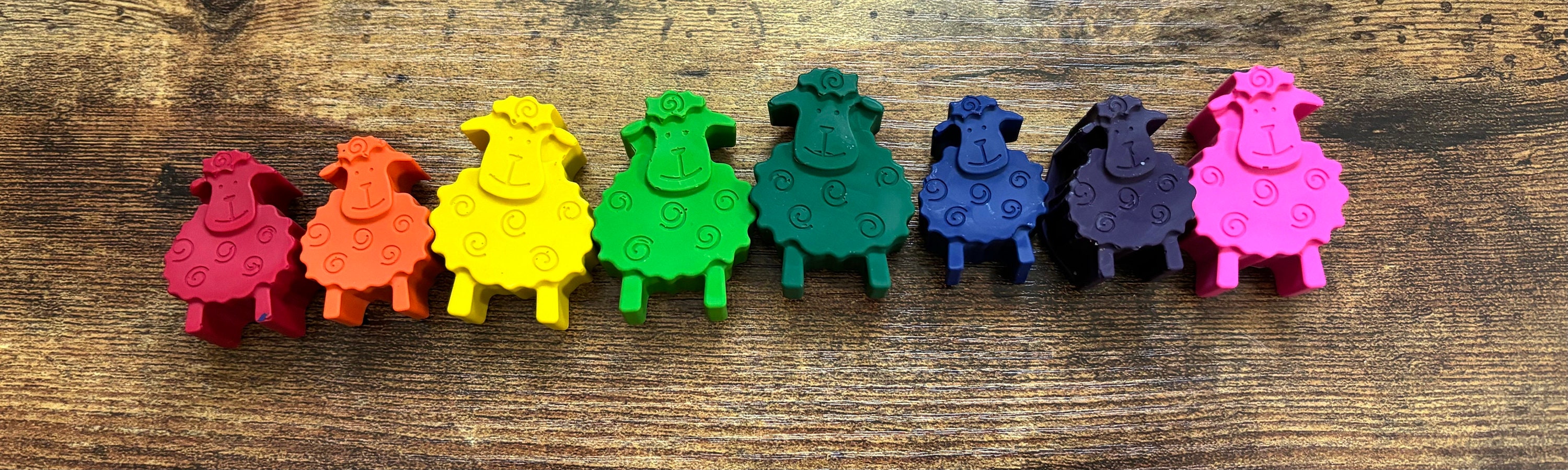 Sheep Custom Crayons, Rainbow Crayons, Custom Made - Etsy