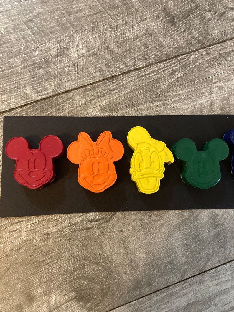 Mickey and Friends Custom Crayons Rainbow Crayons Custom - Etsy