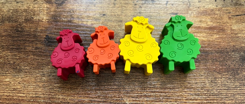 Sheep Custom Crayons, Rainbow Crayons, Custom Made - Etsy