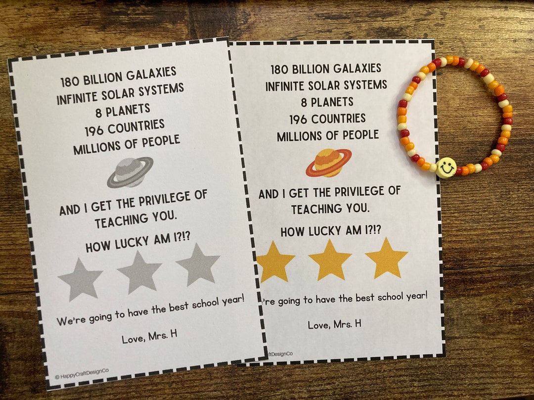 Teacher Gifts, Gift From Teacher, Student Bracelet, Back to School, New ...