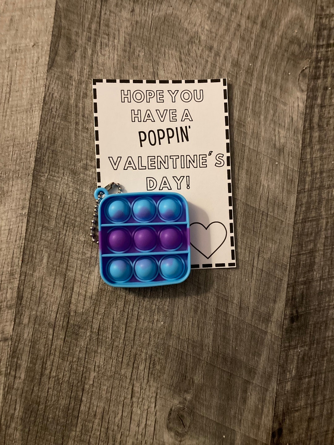 Valentines Day Cards, Student Valentines, Pop It Valentines, Custom ...
