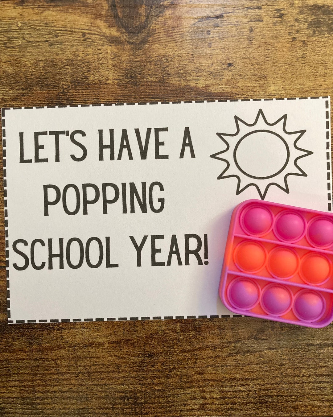 Back to School Gifts, Student Gifts, Gifts From Teachers, Pop Its, Pop ...