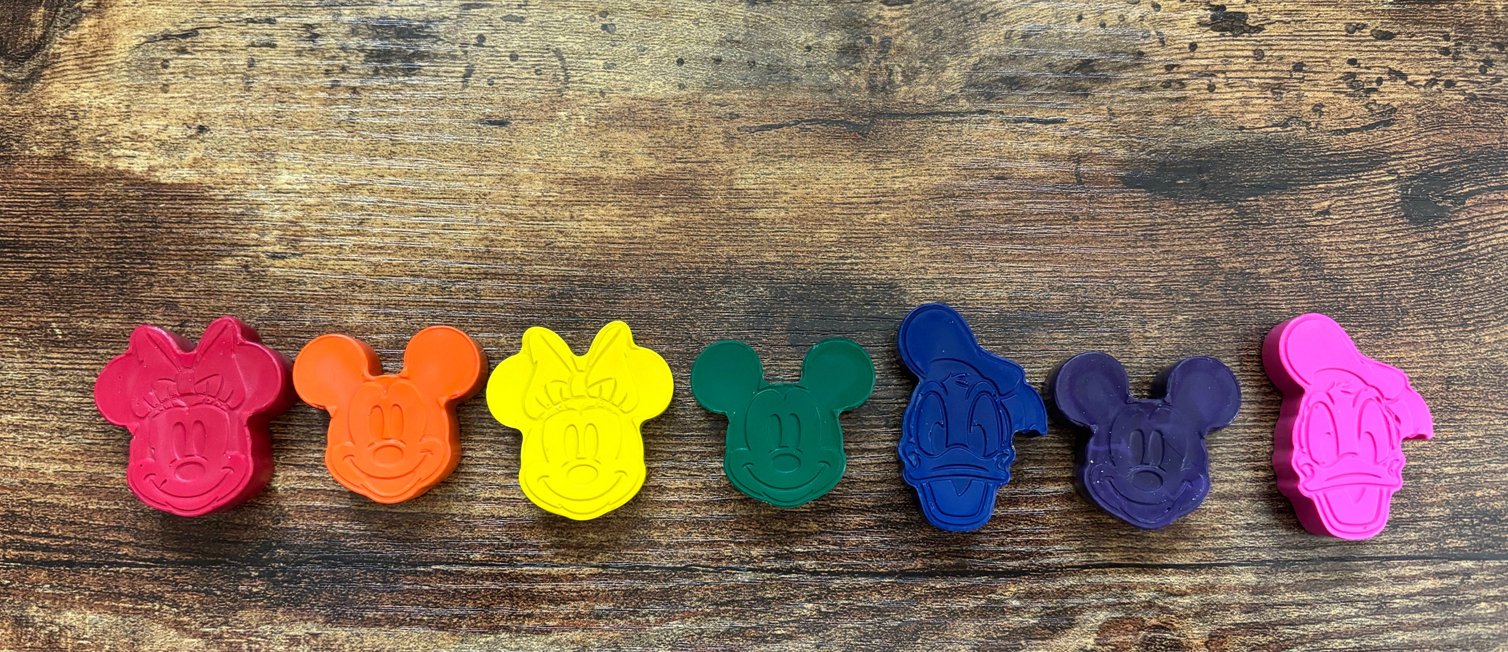 Mickey and Friends Custom Crayons, Rainbow Crayons, Custom Made - Etsy