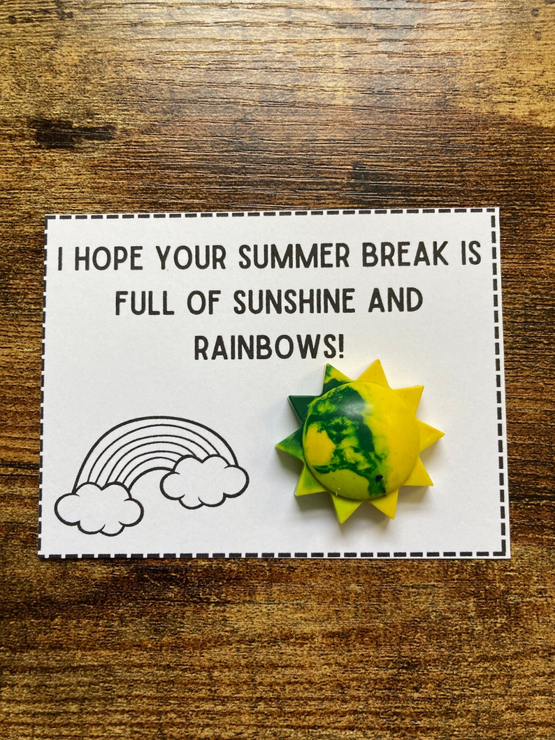 End of Year Crayons, End of Year Cards, Custom Crayons, Class Set ...