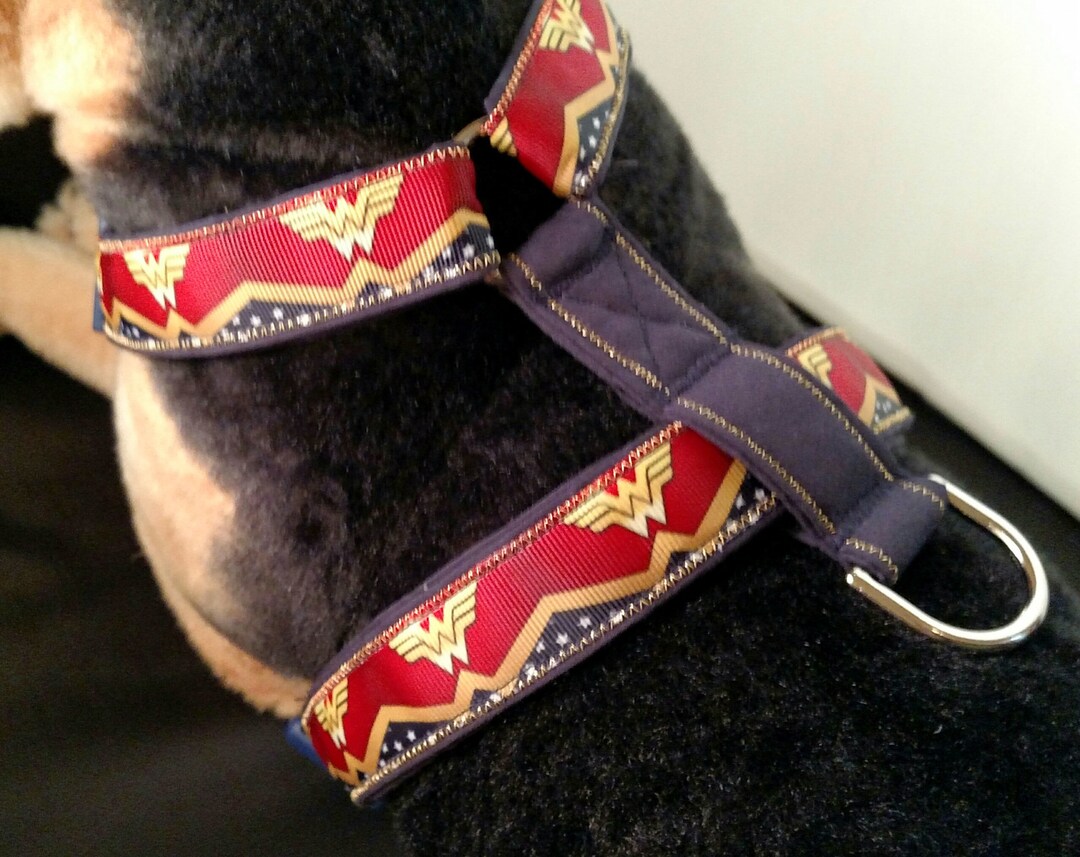 Wonder Woman Dog Harness - Etsy