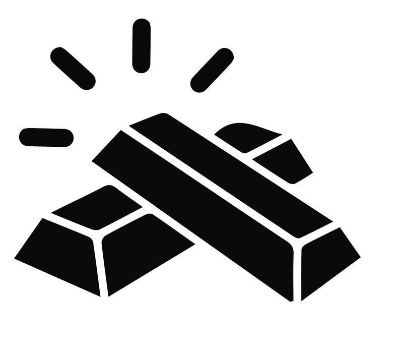 Gold Bar SVG Cut File - Etsy Australia