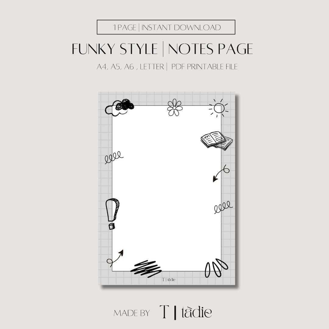 Note Paper Printable | Multiple Sizes, Paper, Notes, Writing Paper ...