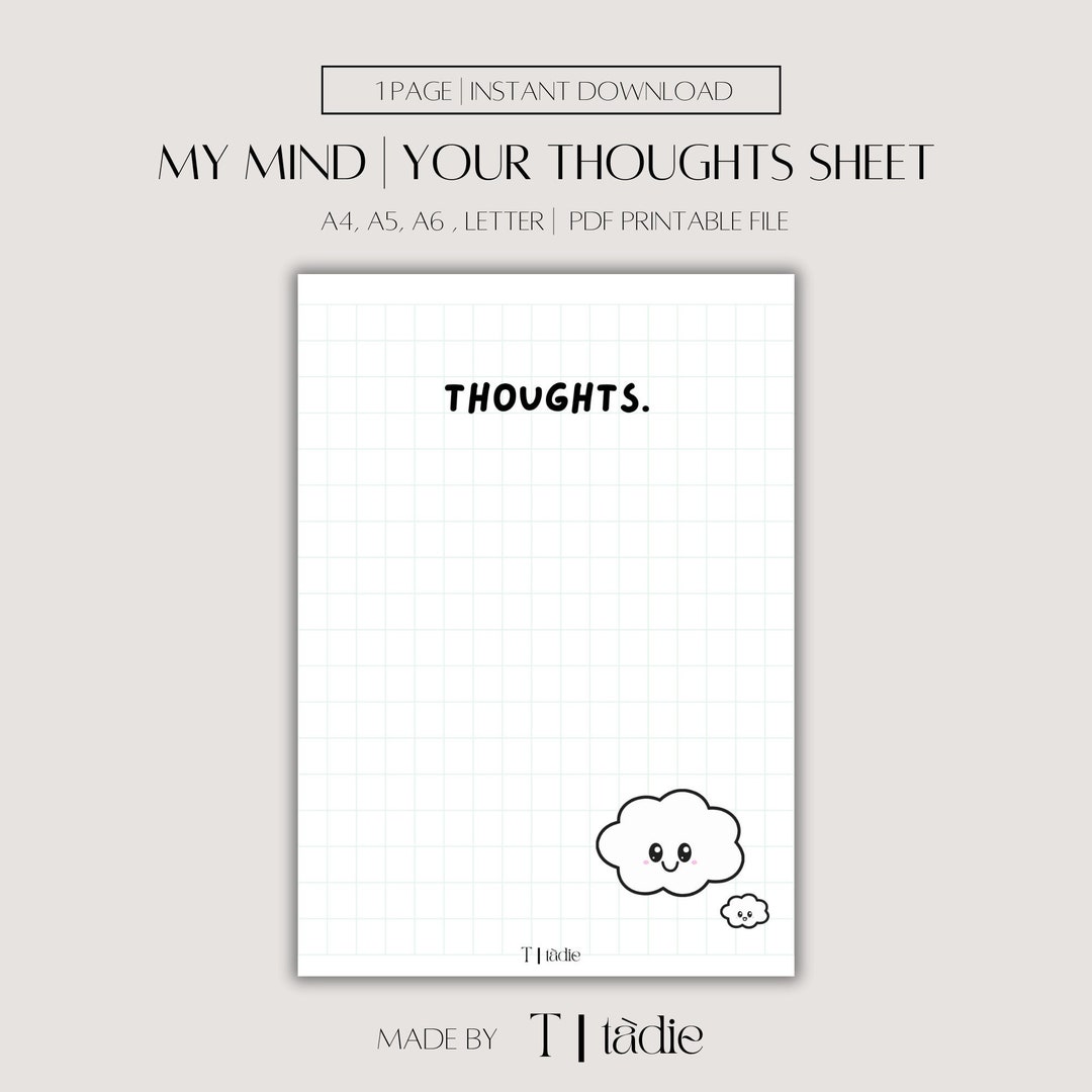 Digital Notes Template Downloadable and Printable - Etsy