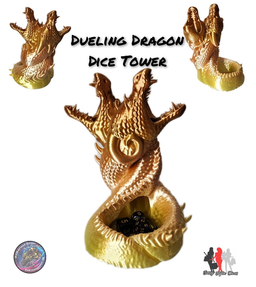 Dueling Dragon Dice Tower - Etsy