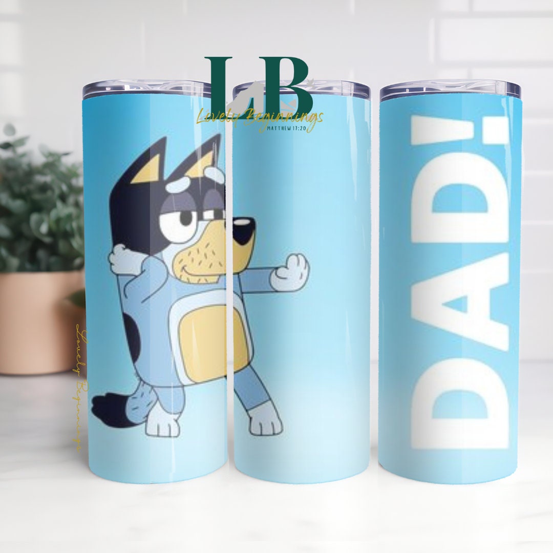Dad Bandit Bluey Tumbler/coffee/fathersday/spring/ Rad Dad/ Bluey Merch ...