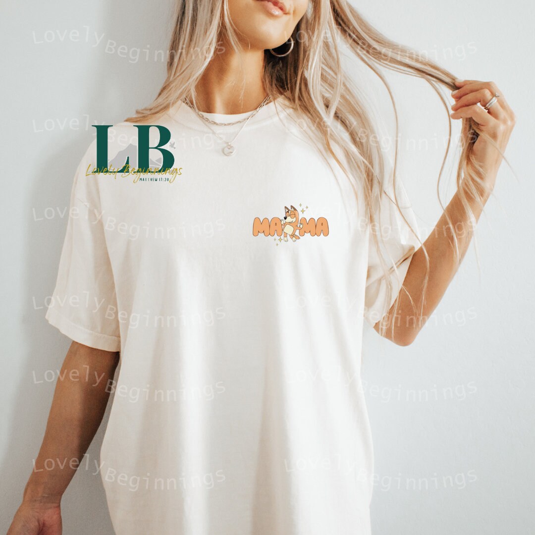 Mama Motherhood Tour Tshirt/mom/mothersday/bluey Merch/chili/gifts - Etsy