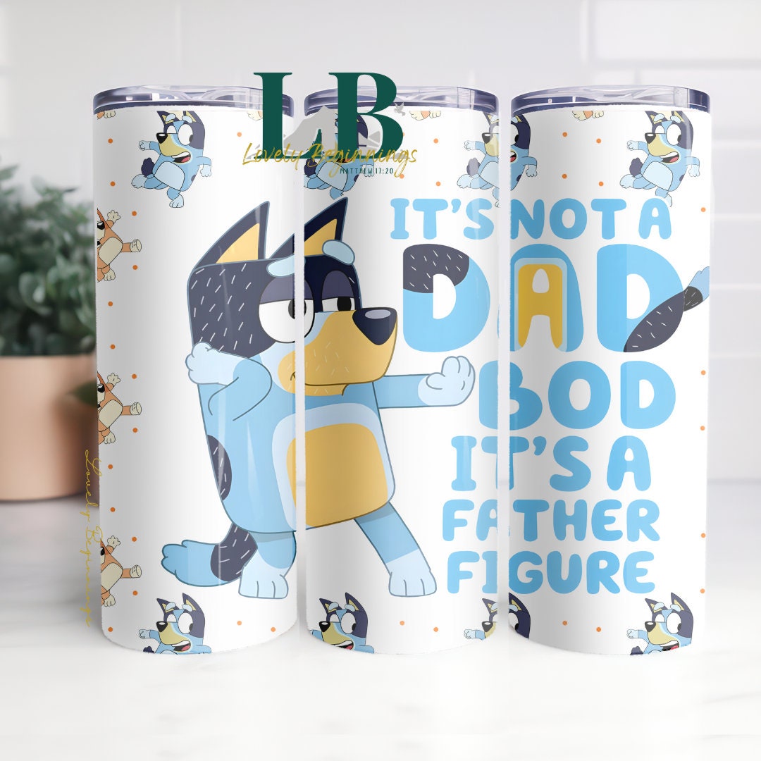 Dad Bandit Bluey Tumbler/coffee/fathersday/spring/ Rad Dad/ Bluey Merch ...