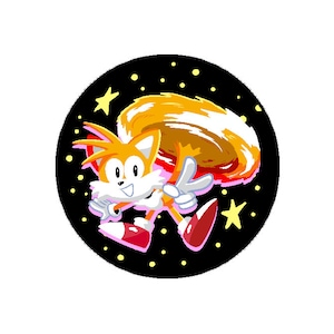 Sonic Character Buttons 1.5 Inch - Etsy