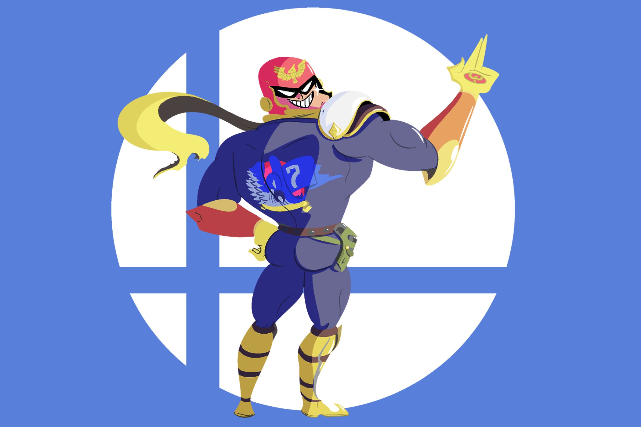 Captain Falcon Yes Poster