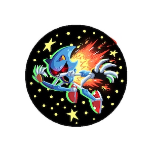 Sonic Character Buttons 1.5 Inch - Etsy