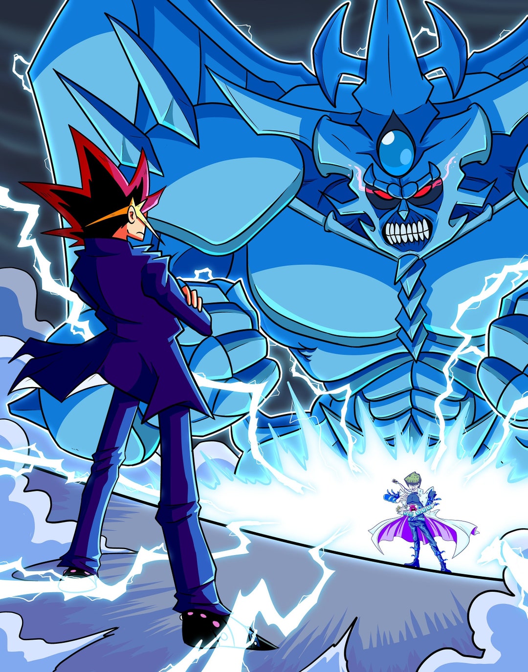 Yugi Vs Kaiba Poster - Etsy UK