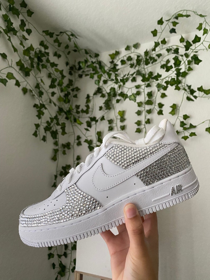 Custom Rhinestone Air Force 1 (bling AF1) - Blocking - Etsy