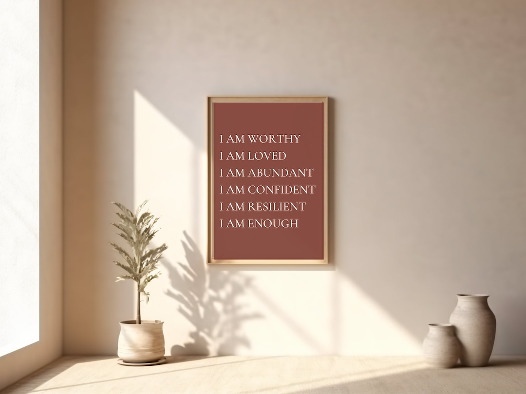 Positive Affirmations | Therapy Office Decor School Psychologist ...