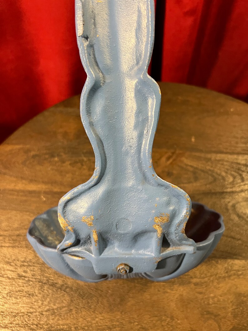 Vintage Royal Cast Metal Decorative Ladle Display Hanging Pastel Blue ...