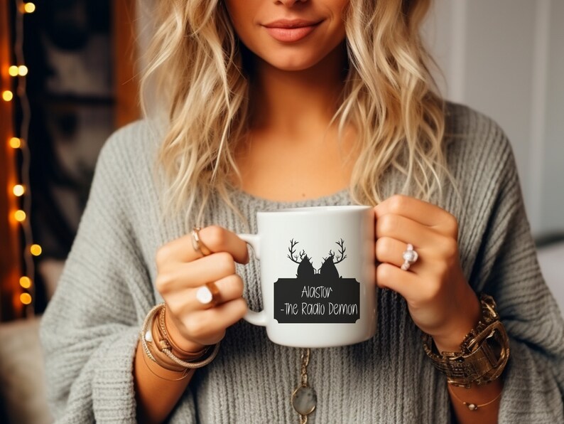 Alastor Coffee Mug Gift for Fan of Hazbin Hotel Inspired Mug Fanart - Etsy