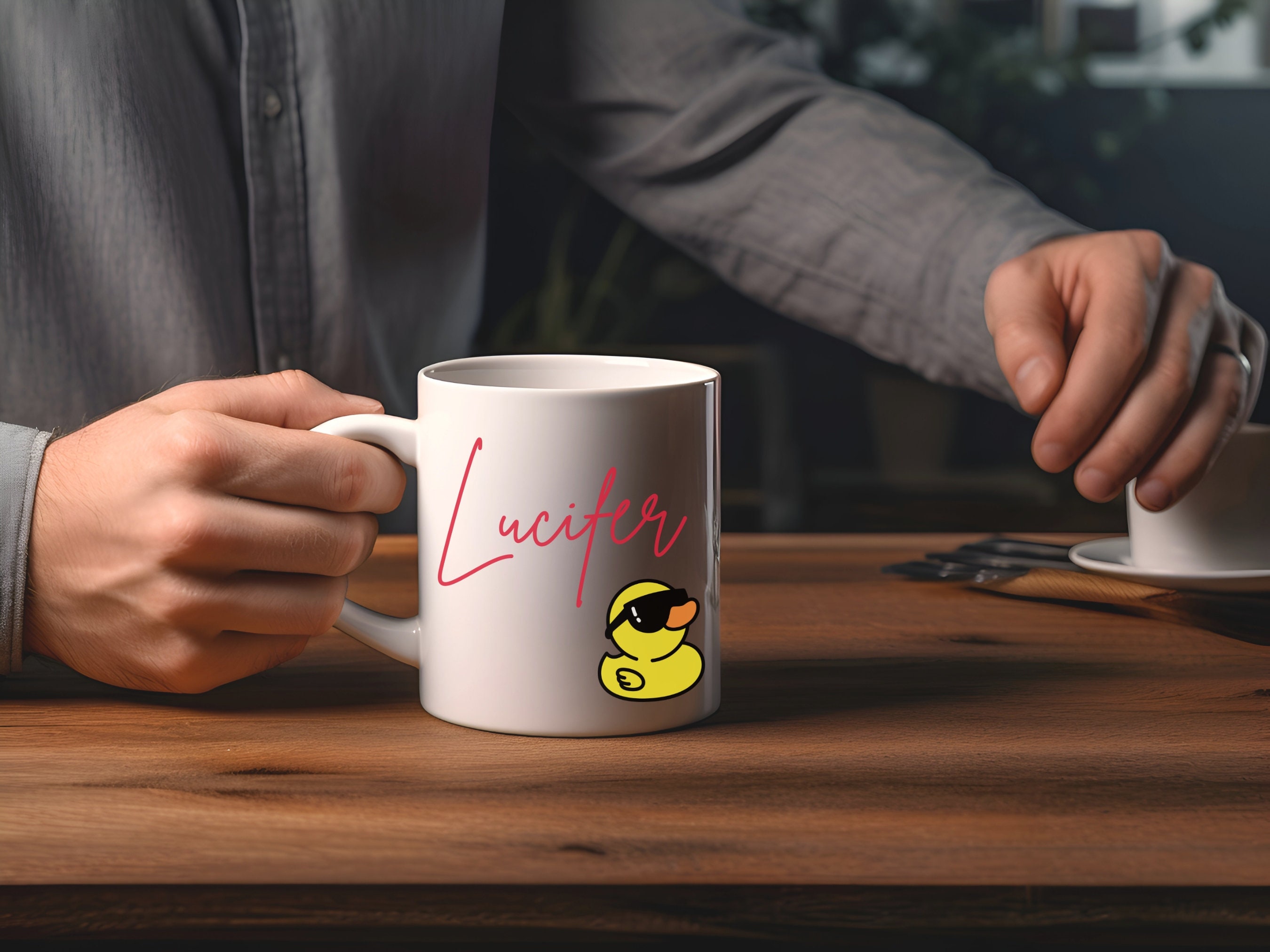 Lucifer Morningstar Hells Greatest Dad Coffee Mug Gift for Fathers Day ...