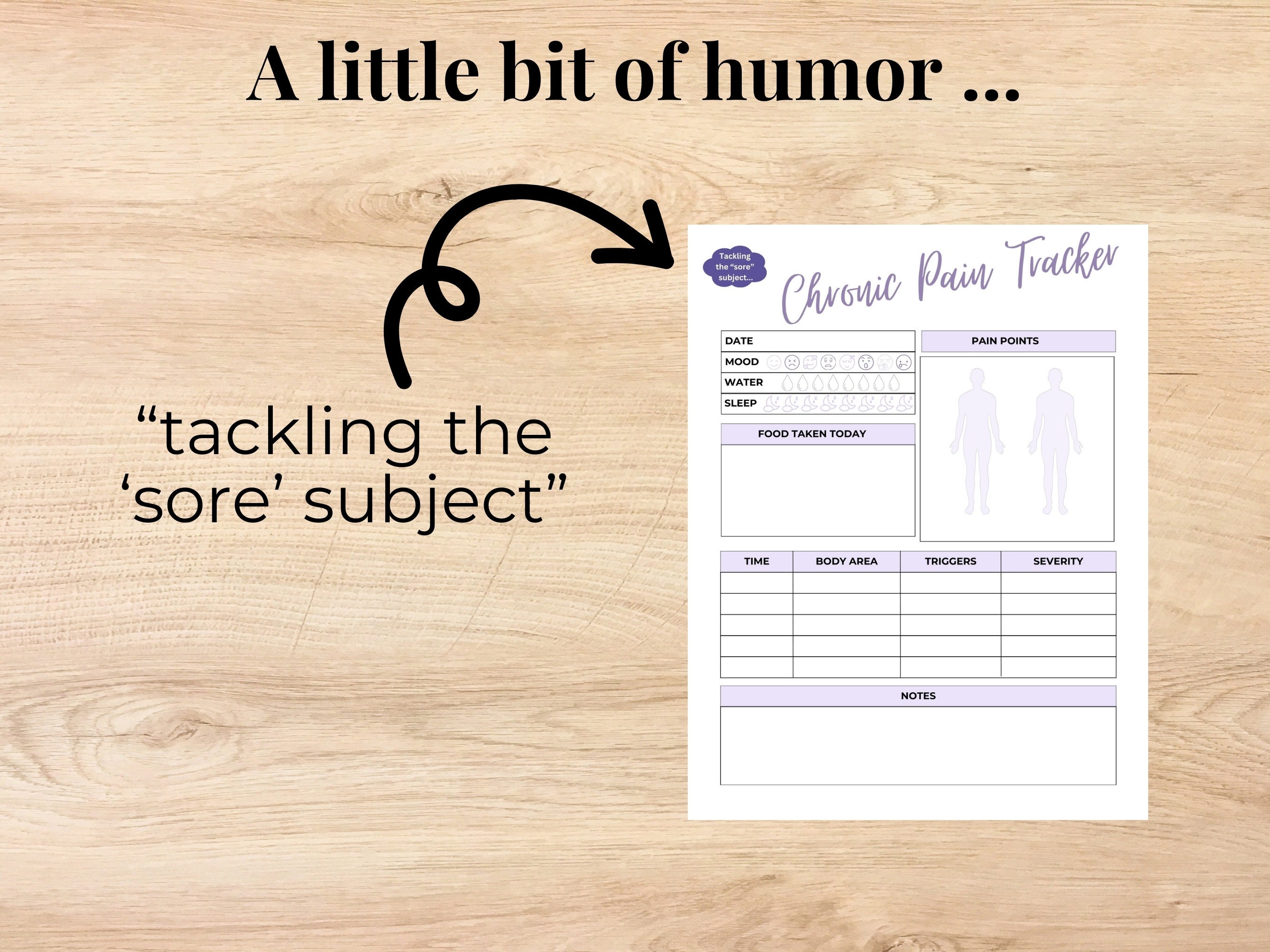 Chronic Pain Log Chart Printable Migraine Tracker Daily Tracking Sheet ...