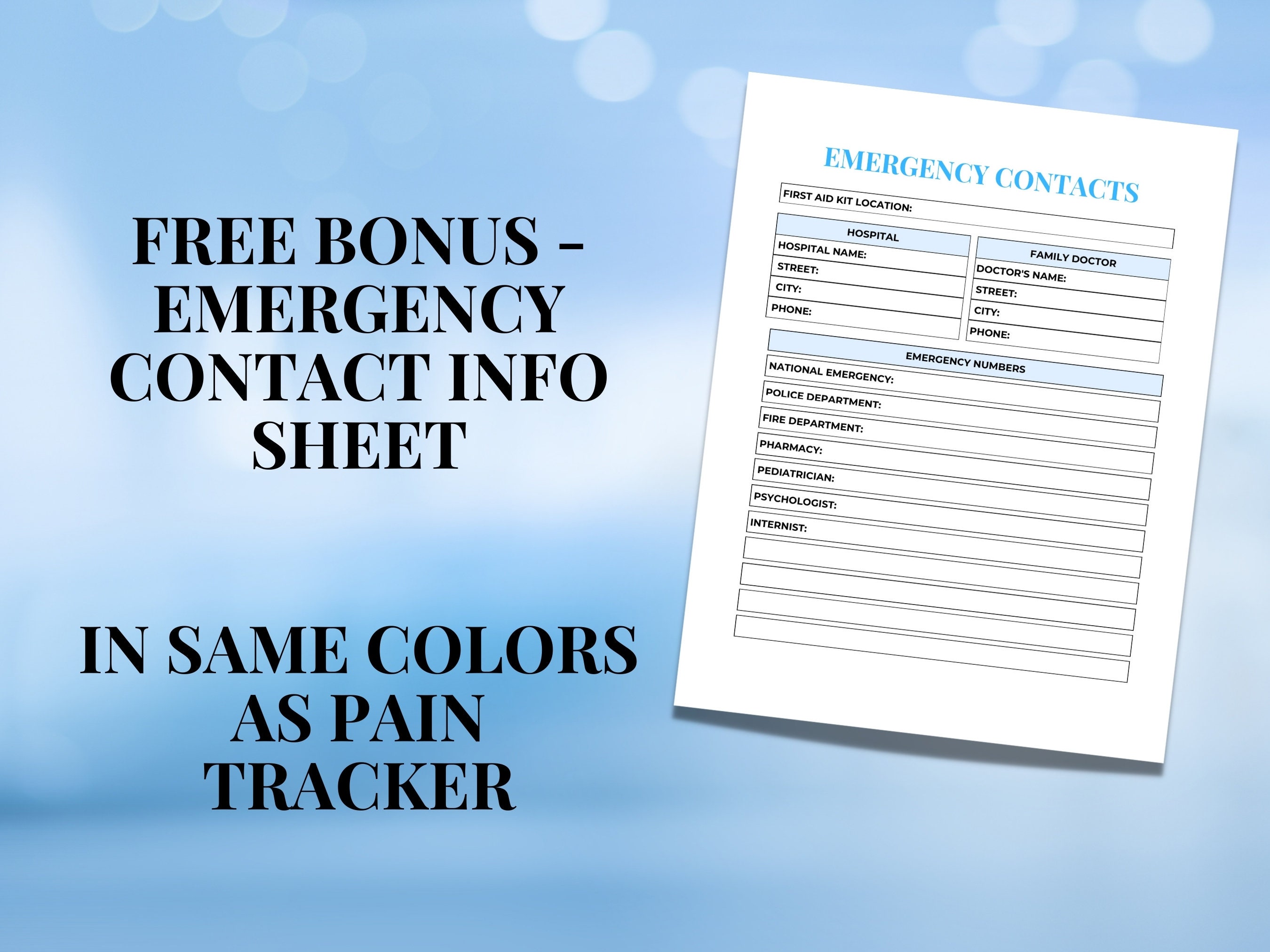 Chronic Pain Log Chart Printable Migraine Tracker Daily Tracking Sheet ...