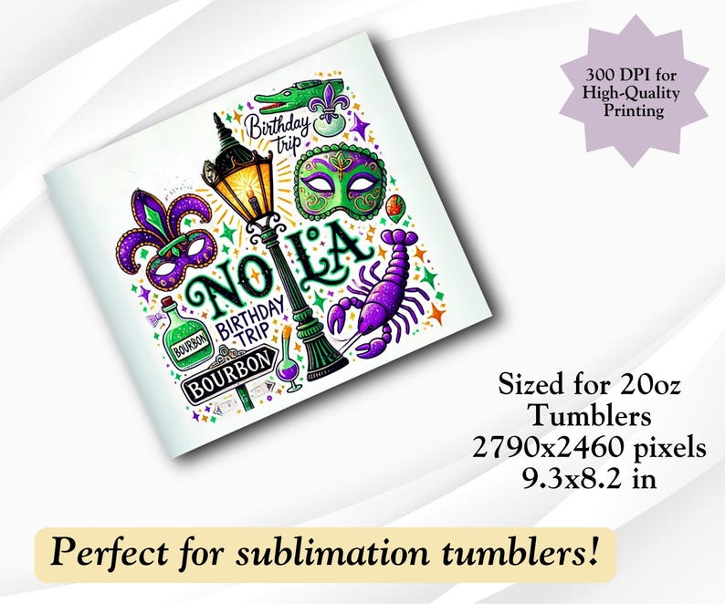 Mardi Gras Graphic Design Template Digital Download Sublimation File ...