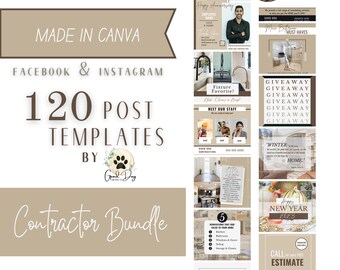 Realtor Open House Social Media Posts Canva Template Home - Etsy