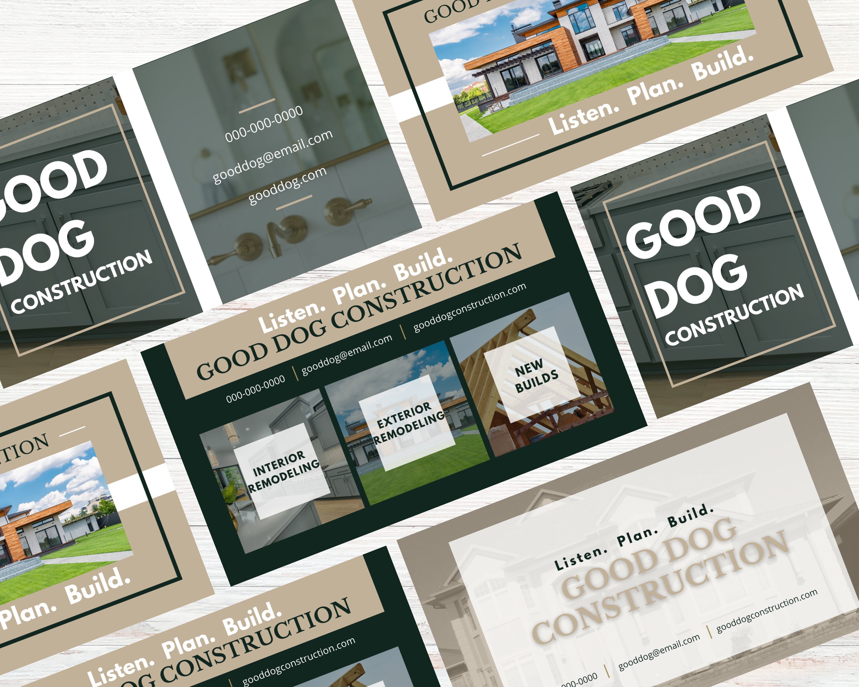 CONTRACTOR Facebook Cover, Home Repair Canva Template, Construction ...