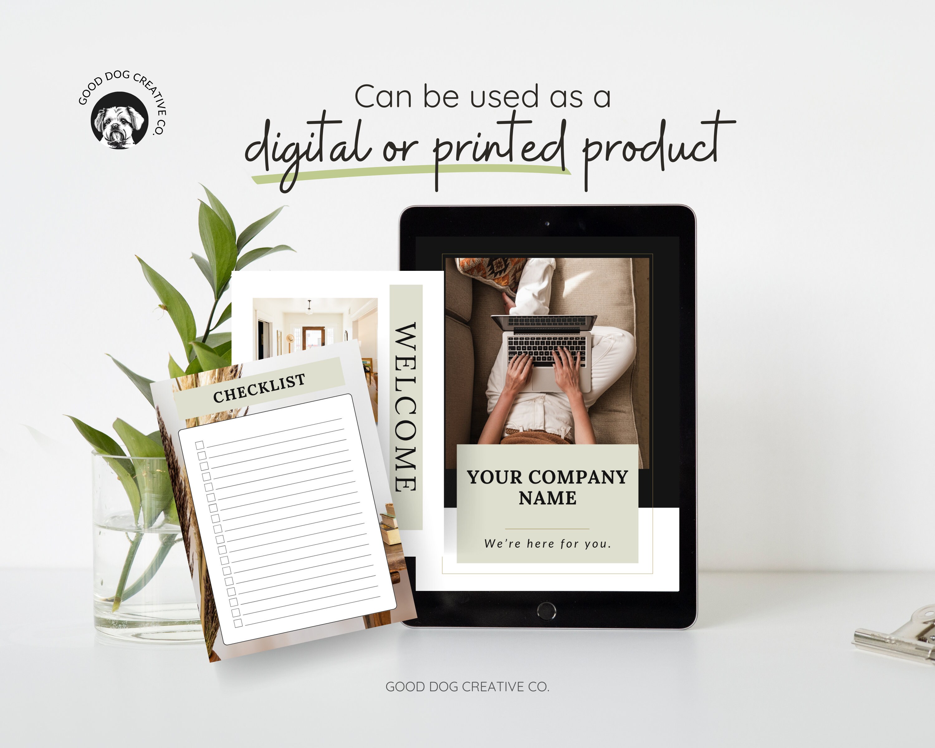 Small Business Contractor Brochure Welcome Packet - Etsy