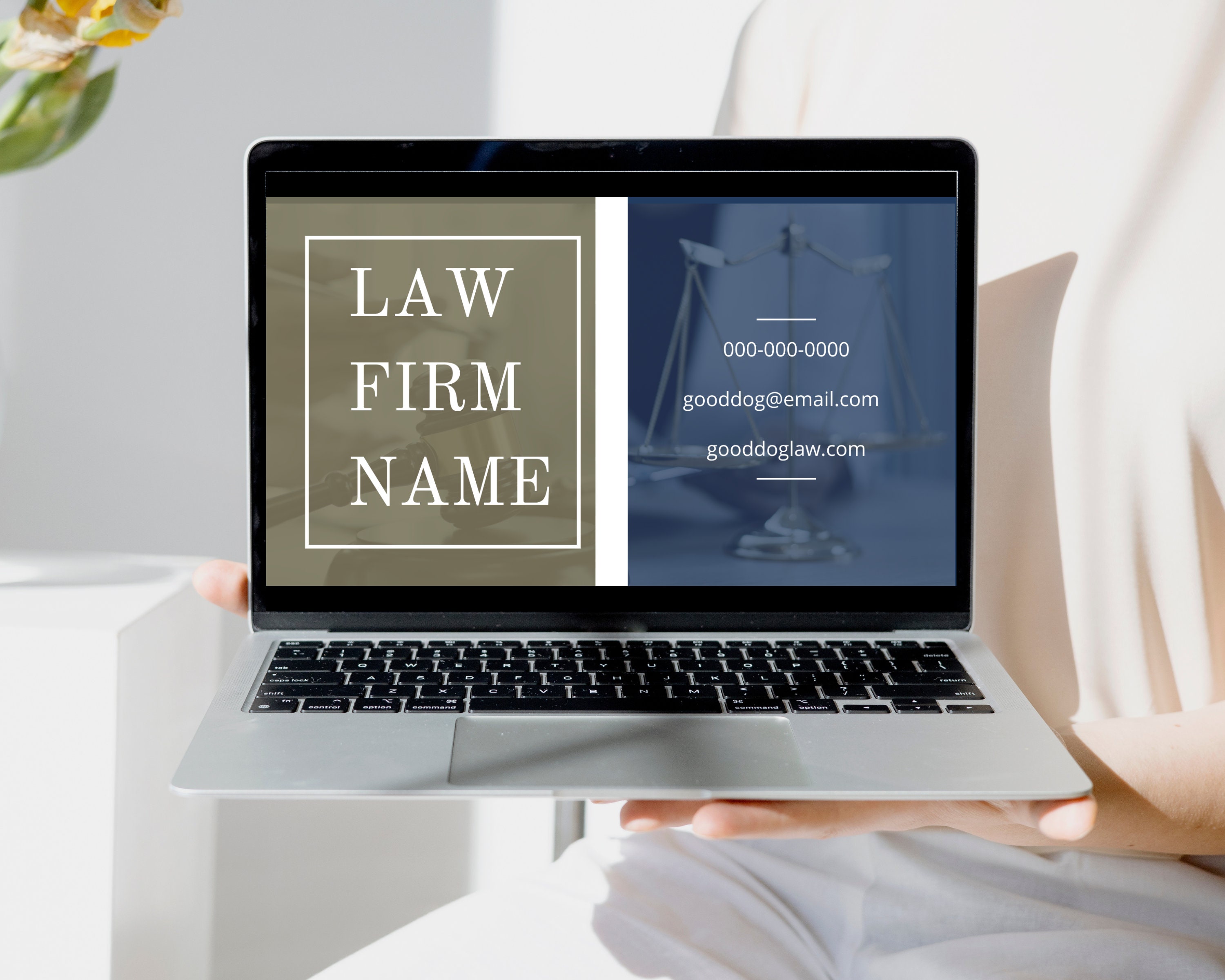 Lawyer Facebook Cover Canva Template Law Firm Social Media - Etsy