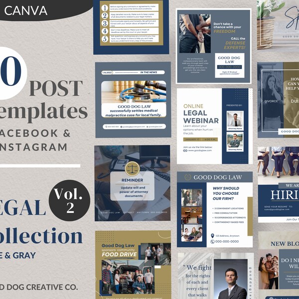 Law instagram template - Etsy France