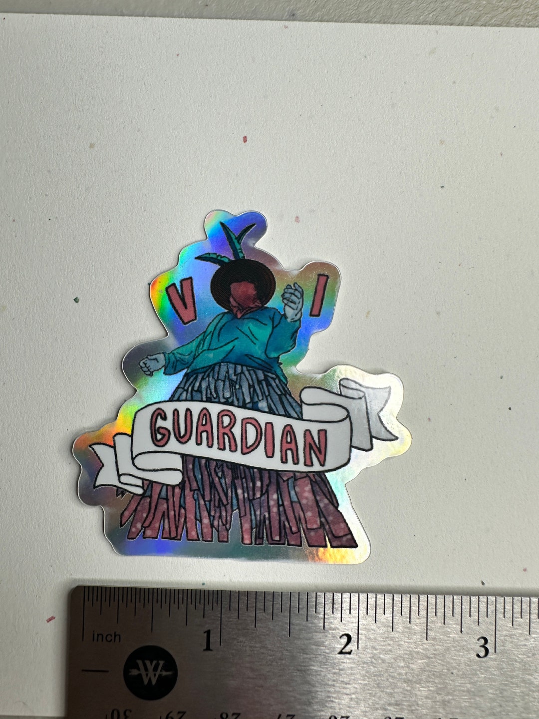 VI Guardian Holographic Sticker - Etsy Canada