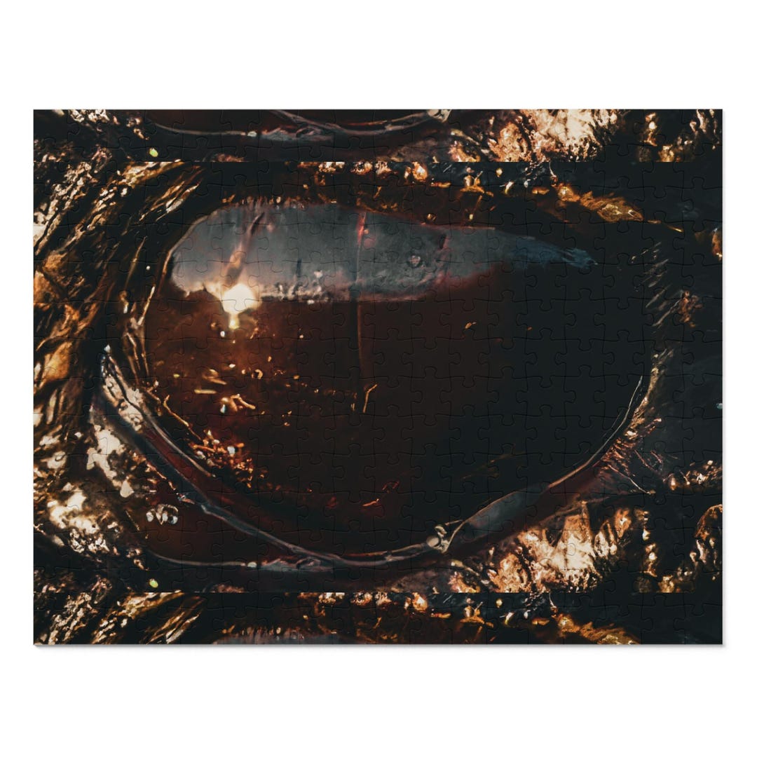 Gator Sunset Jigsaw Puzzle With Tin Can Storage, 500 Piece Puzzle, Gift ...