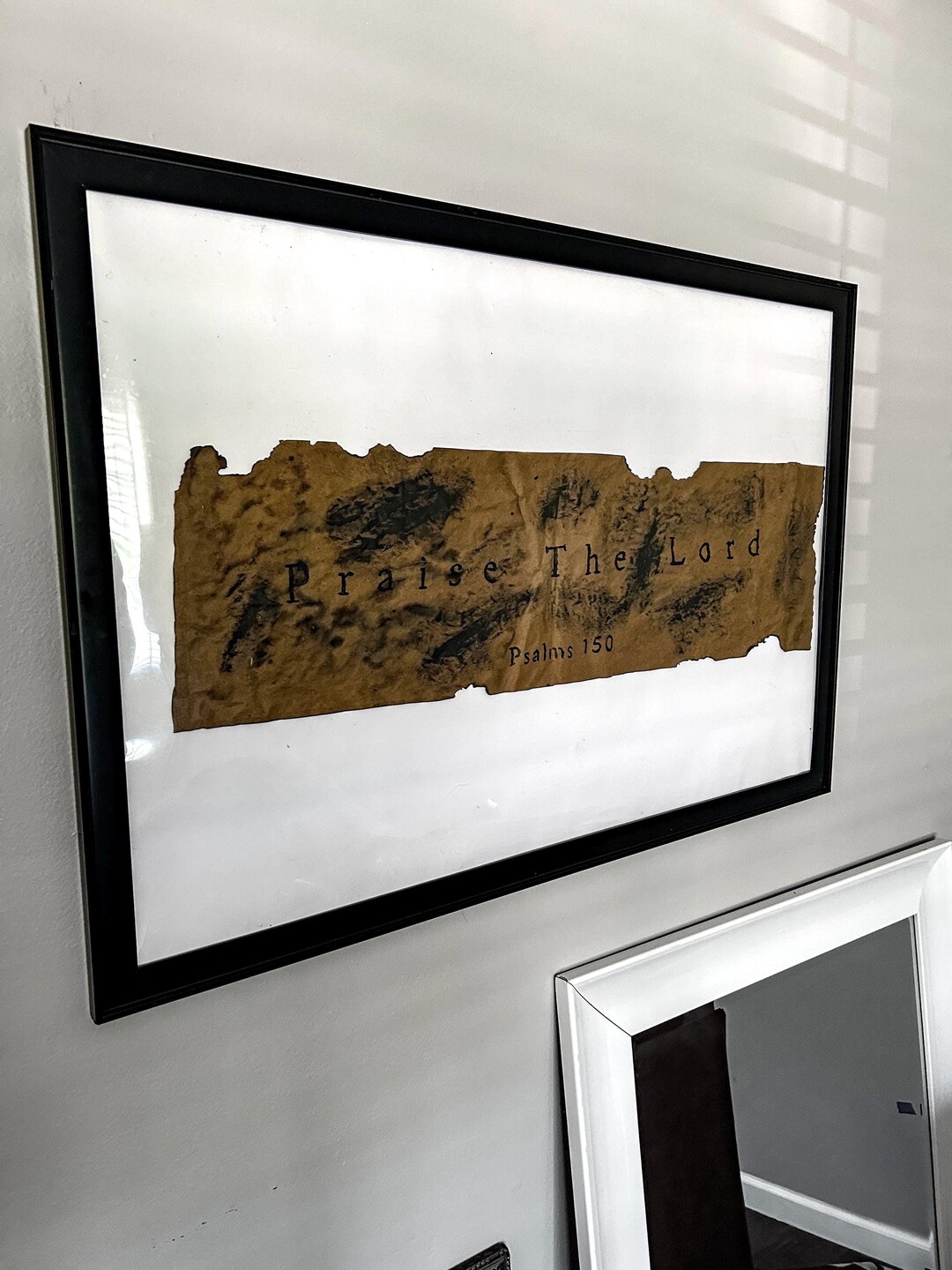 Psalms 150 Scripture on Manuscript/scroll Style Replica Paper. - Etsy