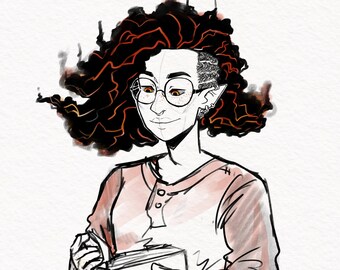 Sorceress Character Art Digital Download Soceress in Fantasy - Etsy